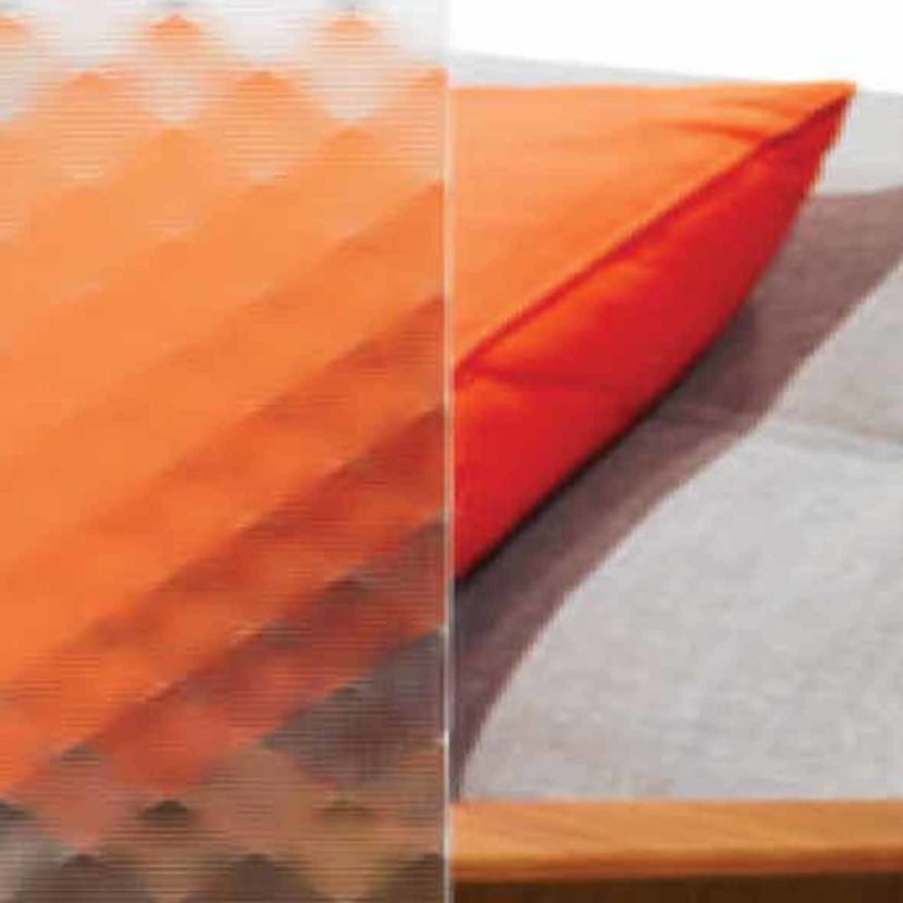 Cross Reeded glass | Pattern glass | Decorative glass