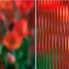 Cross Reeded glass | Pattern glass | Decorative glass