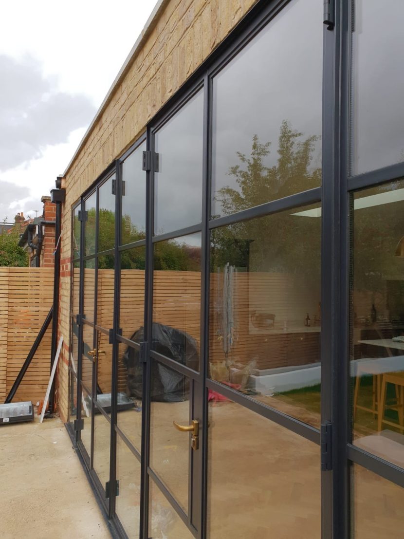 External Black Steel Doors | heritage inspired | Design Plus London